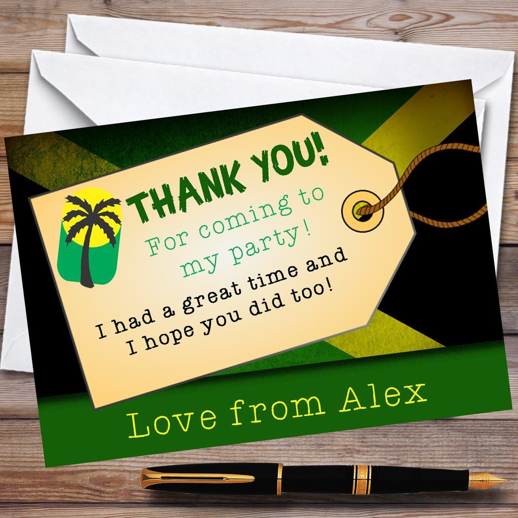 Amazon.com : Jamaican Reggae Party Thank You Cards : Office Products