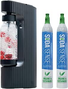 Amazon.com: Twenty39 qarbo LUXE Premium Metal Sparkling Water Maker ...