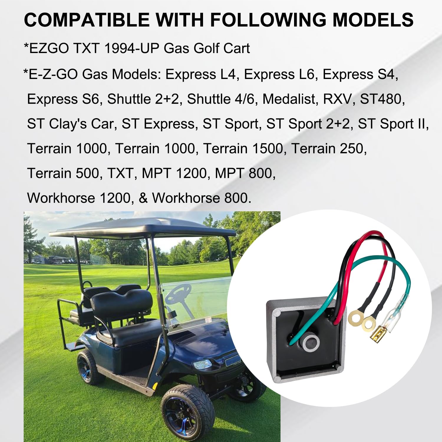 Snapklik.com : Vanlison EZGO 27739-G01 Voltage Regulator Rectifier EZ ...