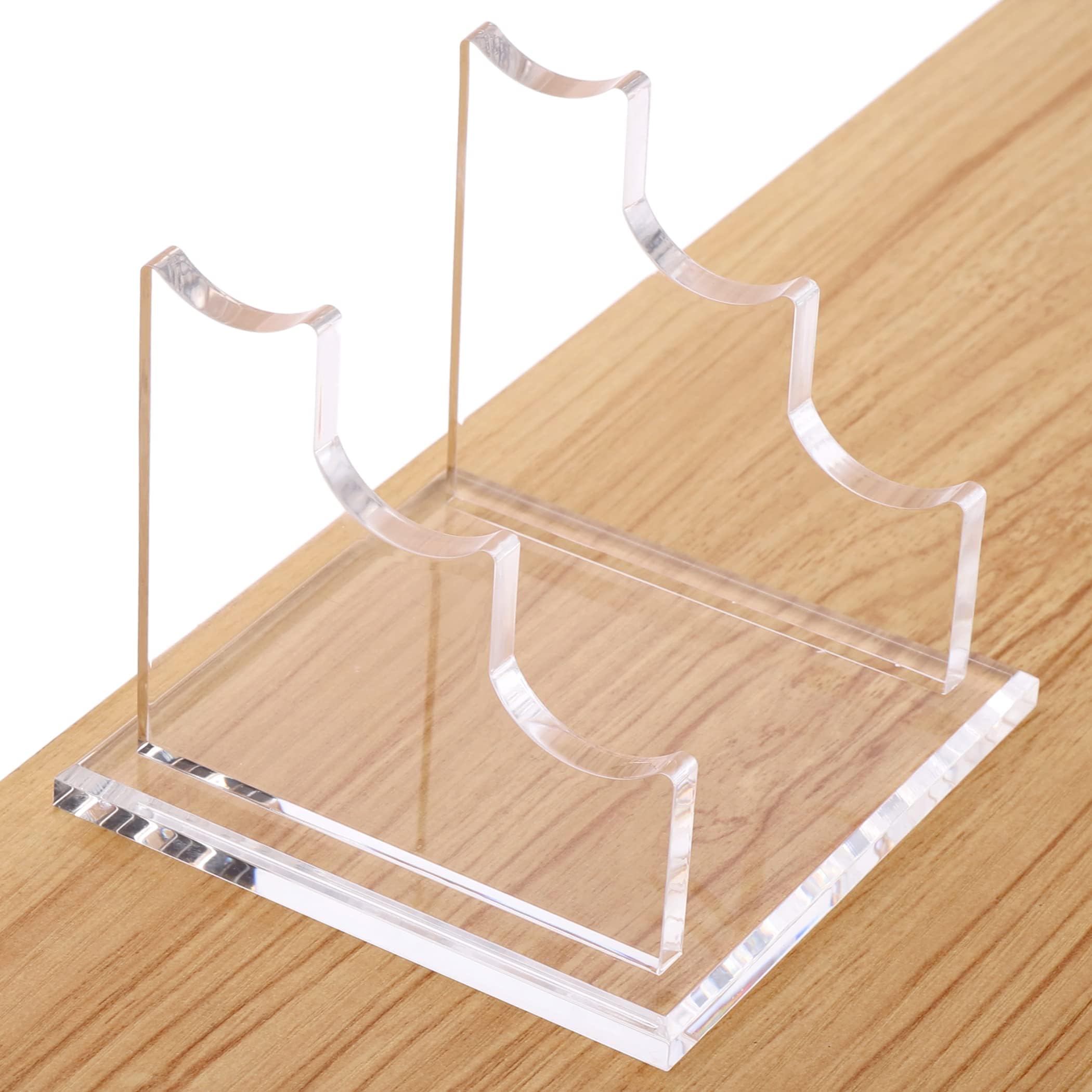 Amazon.com: evron Acrylic Pen Holder Stand 2pc Set,Pen Display Stand ...