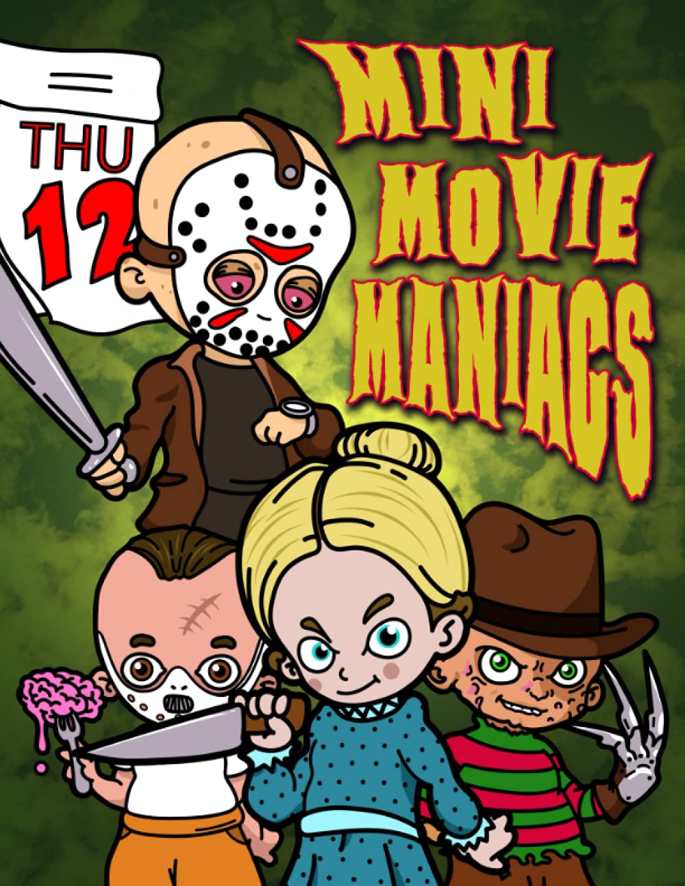Buy Mini Movie Maniacs: Horror Coloring Book for Adults and Teens I ...