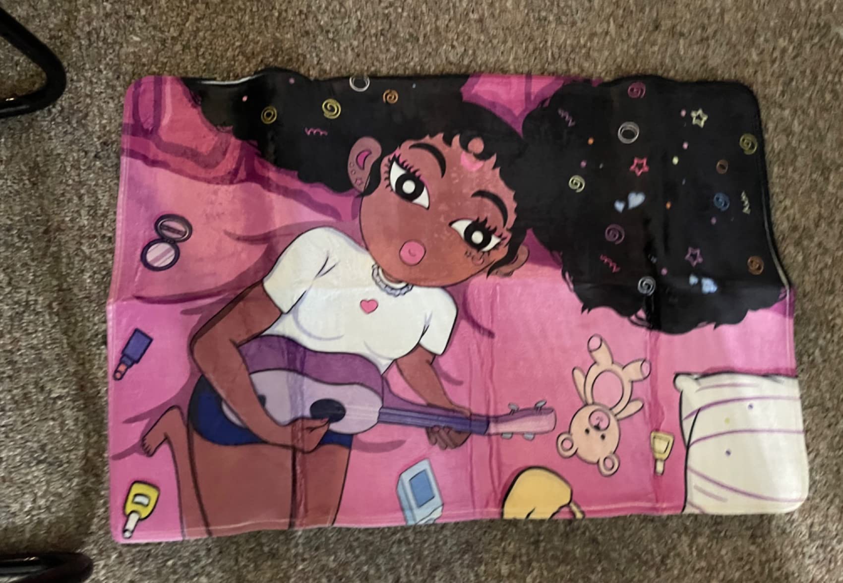 Amazon.com: ASLIKEA Black Girls Rugs - Small Size African American ...