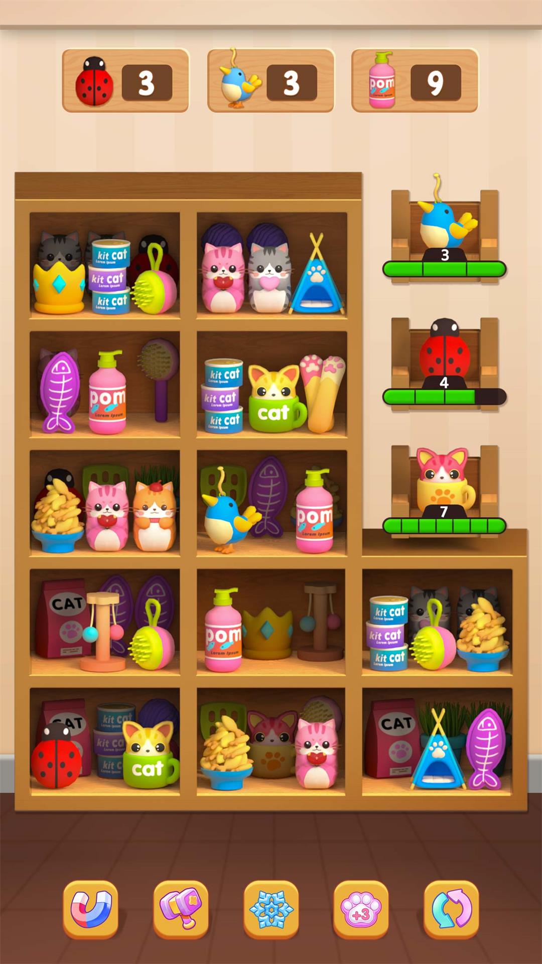 Triple Cat Sort - App on Amazon Appstore