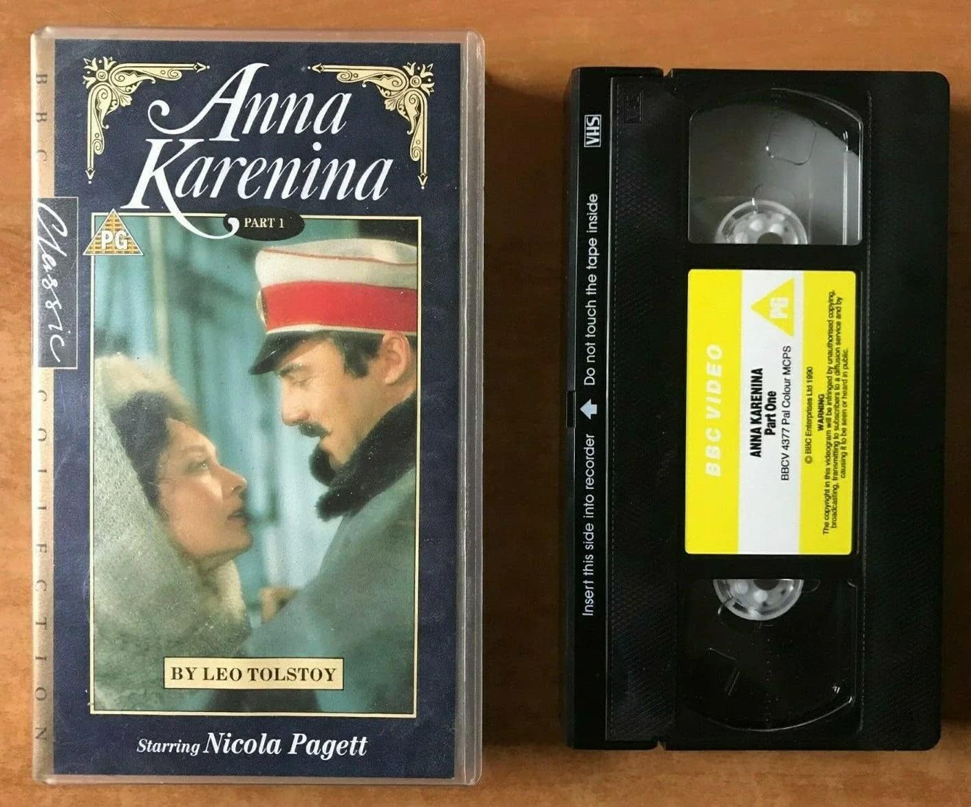 Anna Karenina: Parts 1 And 2 [VHS] : Nicola Pagett, Eric Porter, Stuart Wilson, Nicola Pagett ...