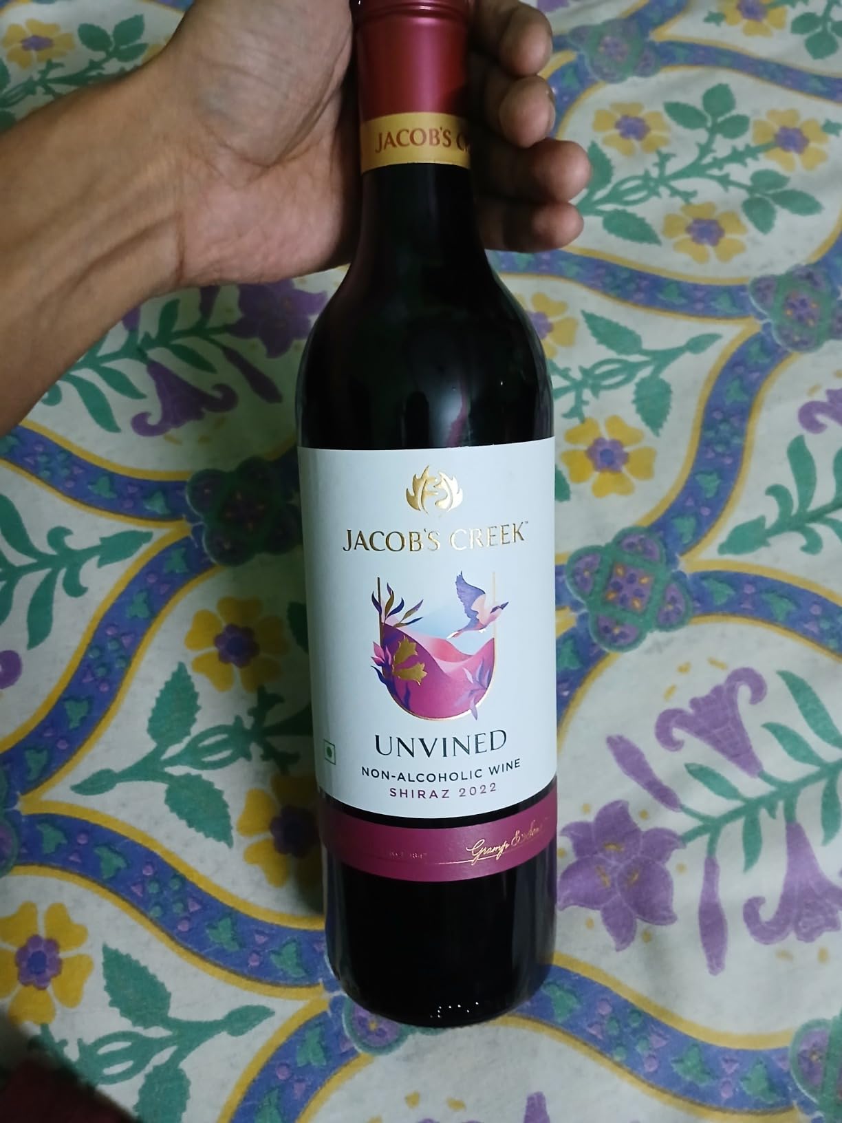 Jacob’s Creek UNVINED Shiraz Non Alcoholic Red Grape Still Wine ...