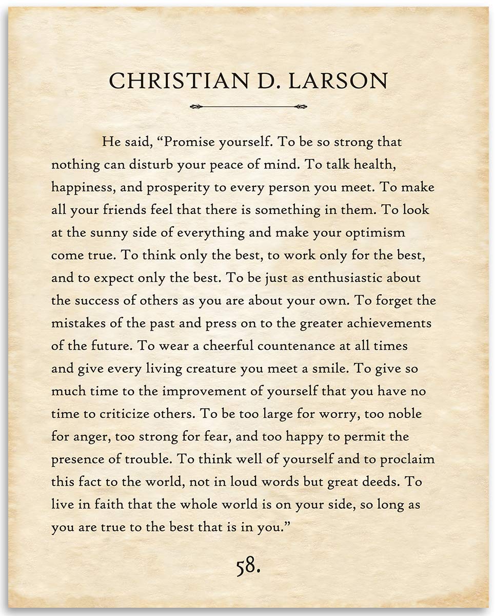 Christian D Larson