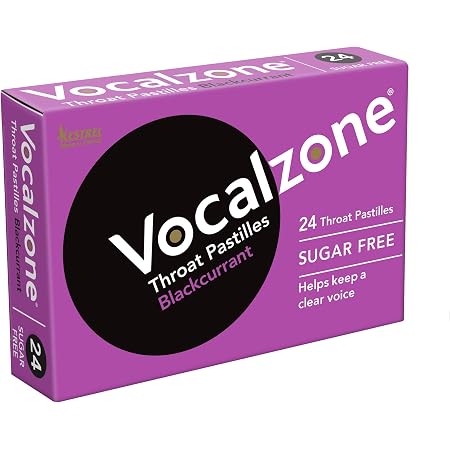 Amazon.com: Vocalzone Throat Pastilles Blackcurrant Sugar Free 3 Packs ...