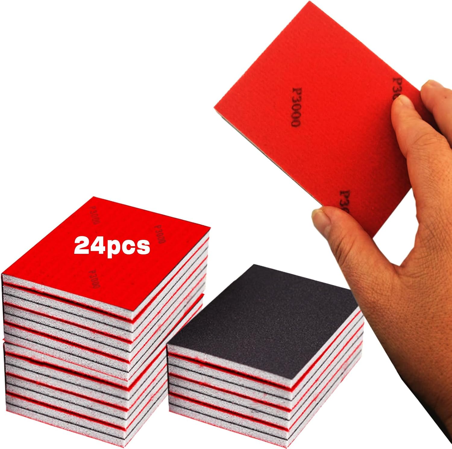 YFLeomry Sanding Sponge Set of 24 Sanding Sponges Grit P180-P4000 ...