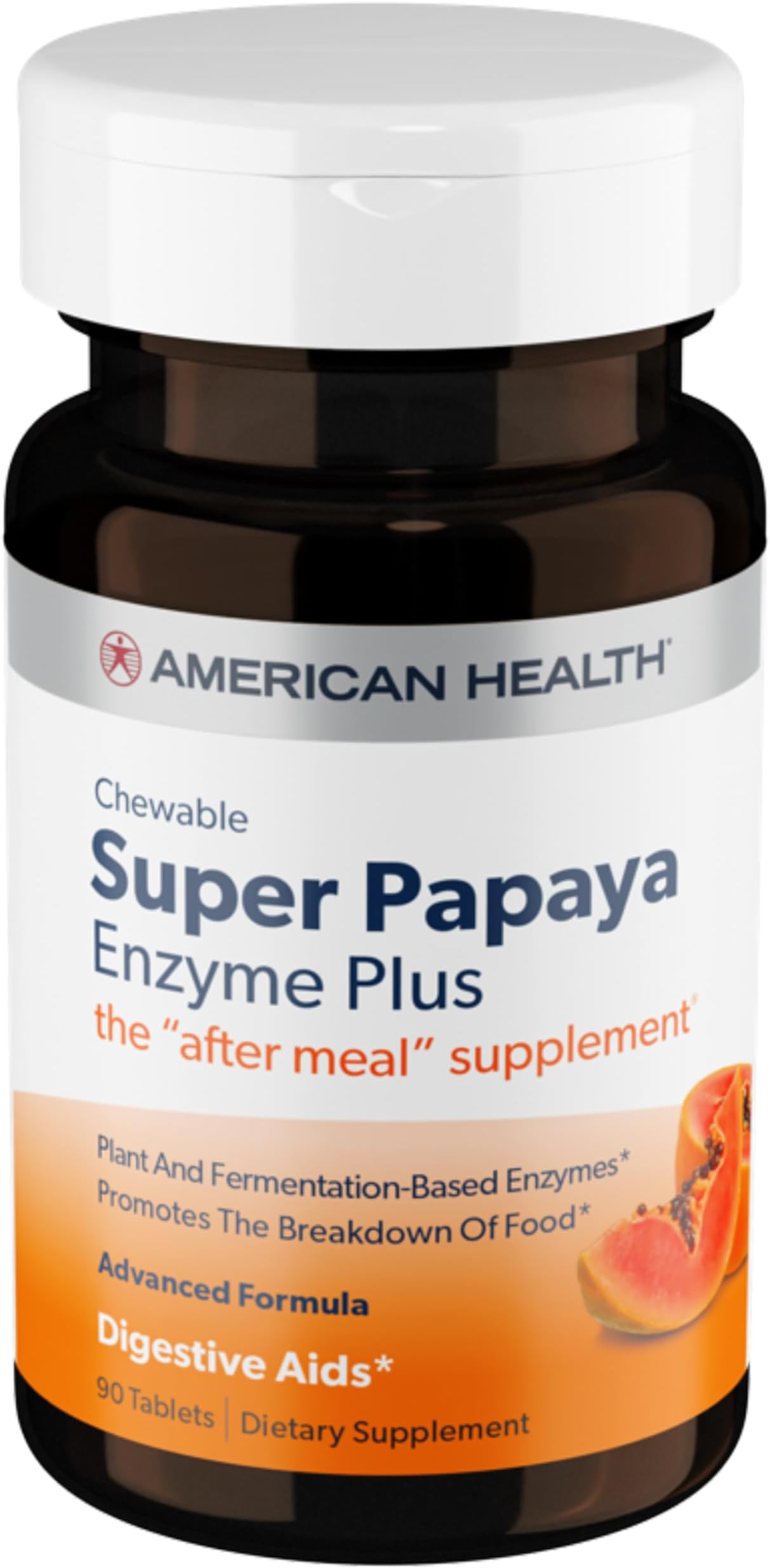 Amazon.com: American, Suplemento Multi-Enzyme-Plus, Super Papaya, 360 unidades, 043620, 1, 1 ...