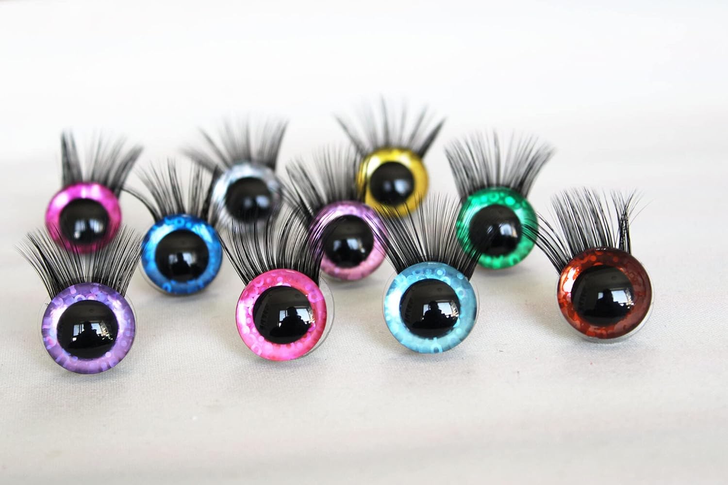 Amazon.com: Huongjojo 20PCS 9mm to 30mm Craft Eyes New Bling Toy Safety ...
