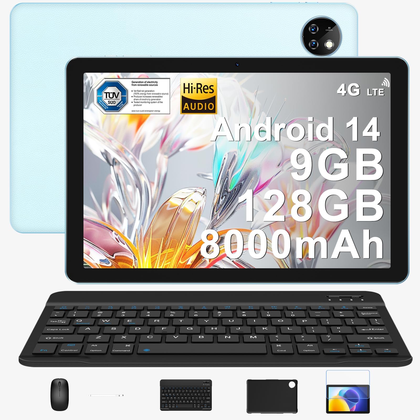 DOOGEE T10W Tablet 10 Pulgadas Android 14 con Dual 4G LTE/5G Wi-Fi ...