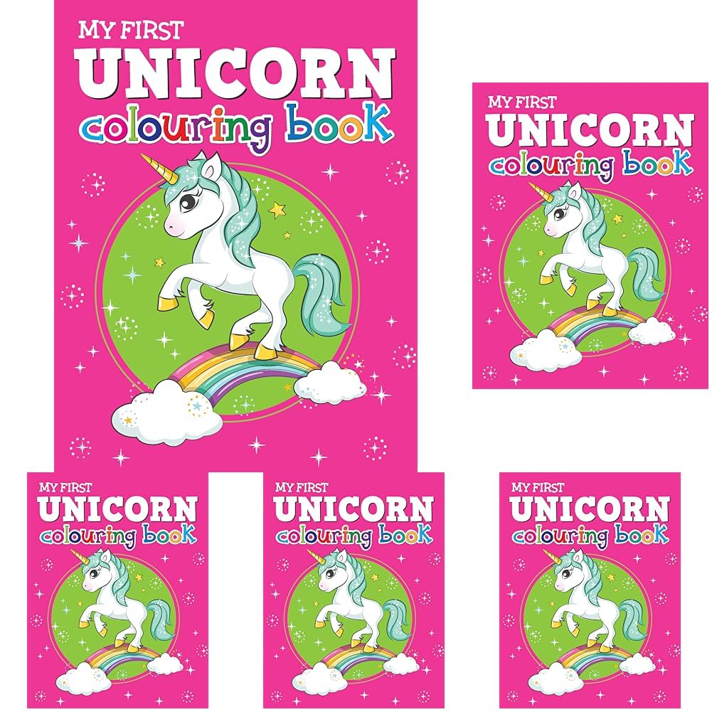 Amazon.in: Buy My First Unicorn Colouring Book (Pack of 5) Book Online ...