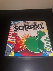 Sorry Board Game for Kids Ages 6 and Up; Classic Hasbro Board Game ...