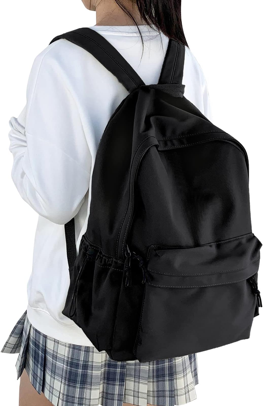Amazon Basics Classic School Backpack - Black : Amazon.com.au: Clothing ...