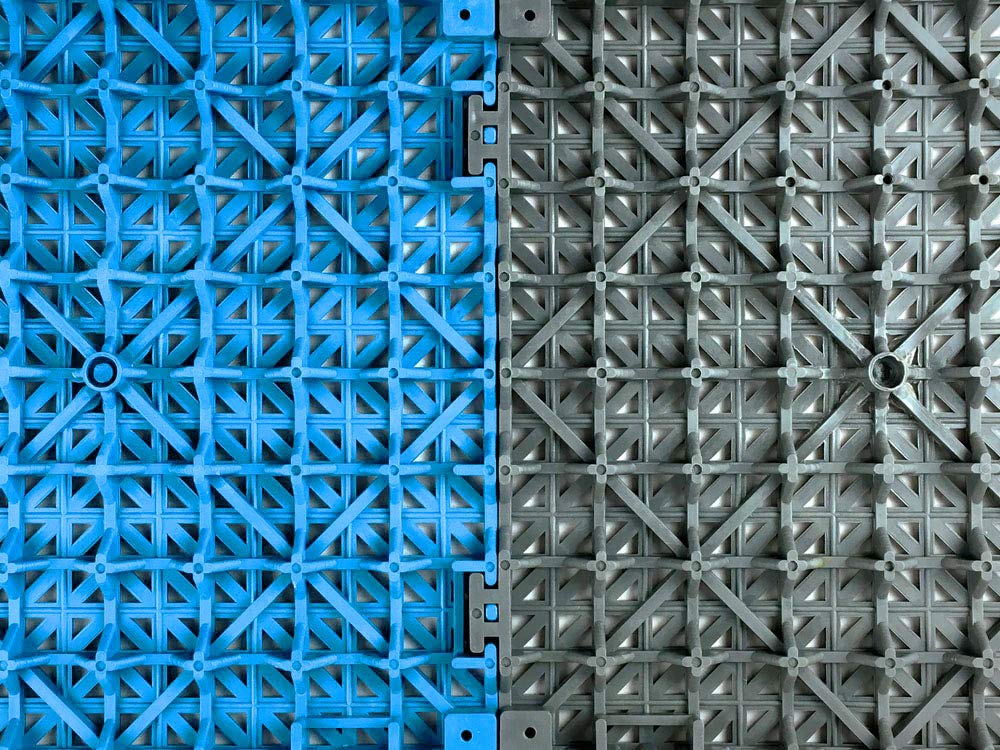 VinTile Modular Interlocking Cushion Floor Tiles Mat Non-Slip with ...