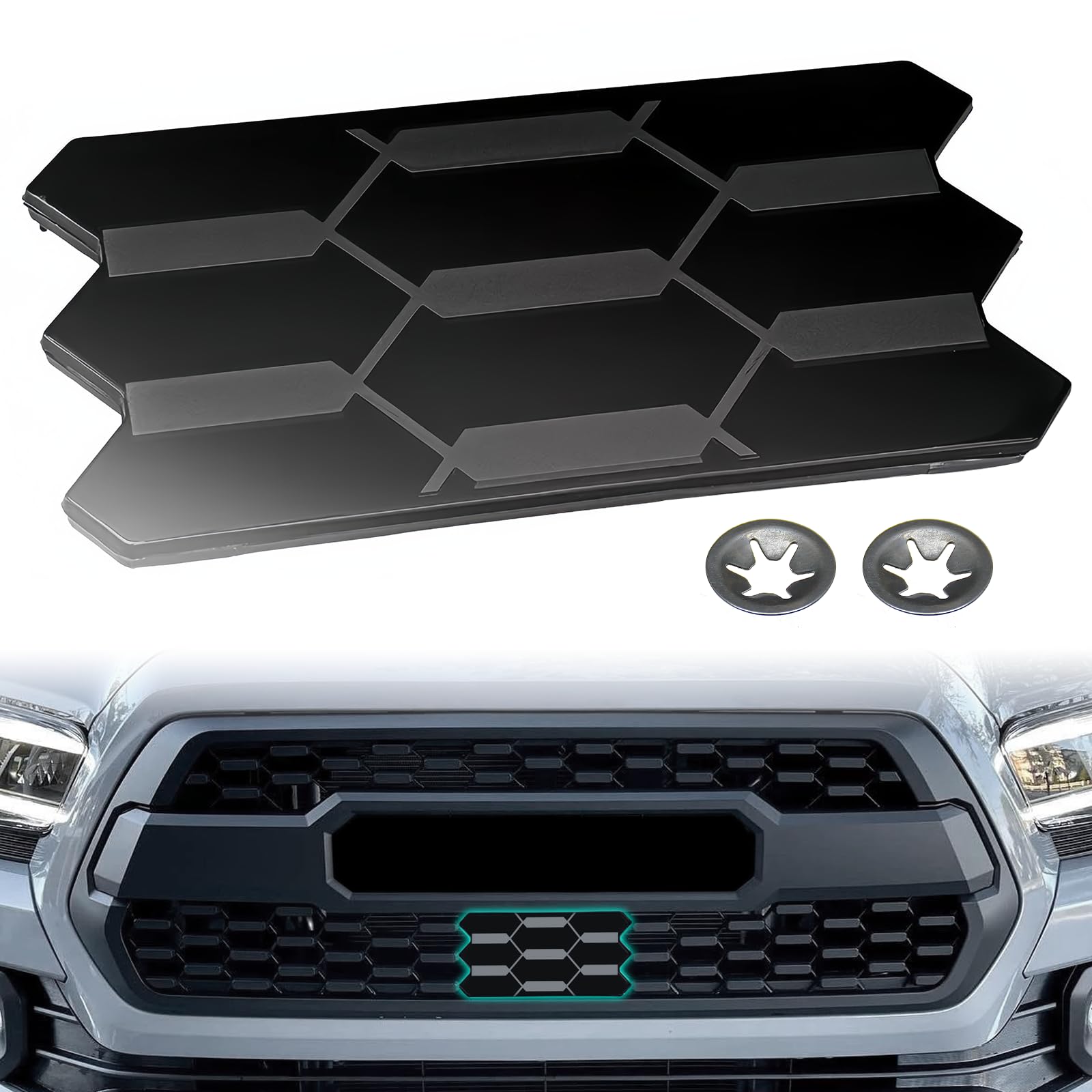 Amazon.com: Grill Sensor Cover for 2016-2023 Tacoma TSS Sensor Garnish ...