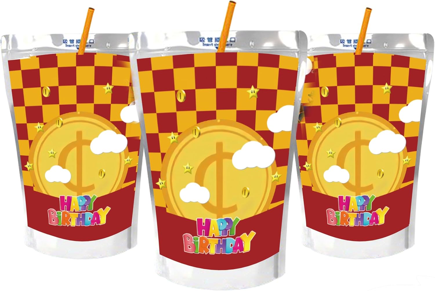 Amazon.com: MLA Theme Birthday Party Supplies,24pieces MLA Juice Pouch ...