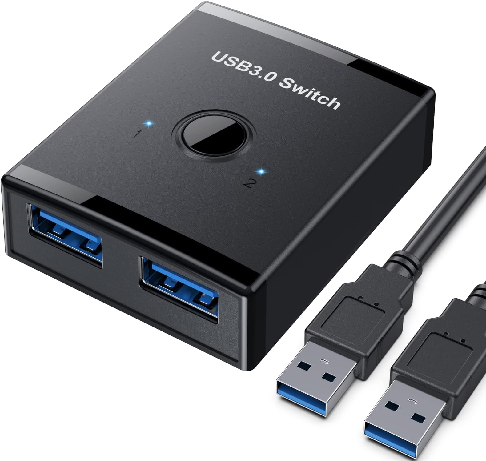 USB 3.0 Switch, Bi-Directional USB Switch 2 in 1 Out / 1 in 2 Out ...
