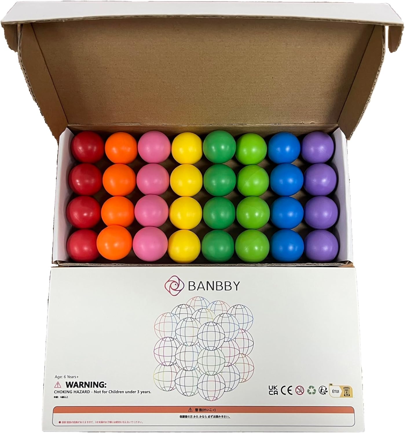 Amazon.com: BANBBY 32pcs Magnetic Toys, 1.3" Building Balls Set for ...