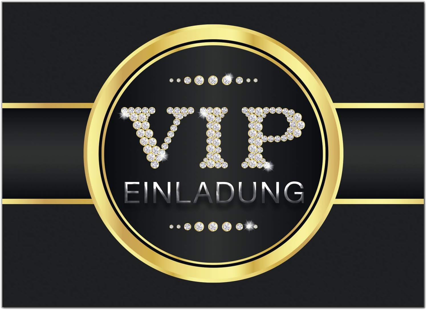 8 Einladungskarten Kindergeburtstag mit Umschlägen, VIP Party ...