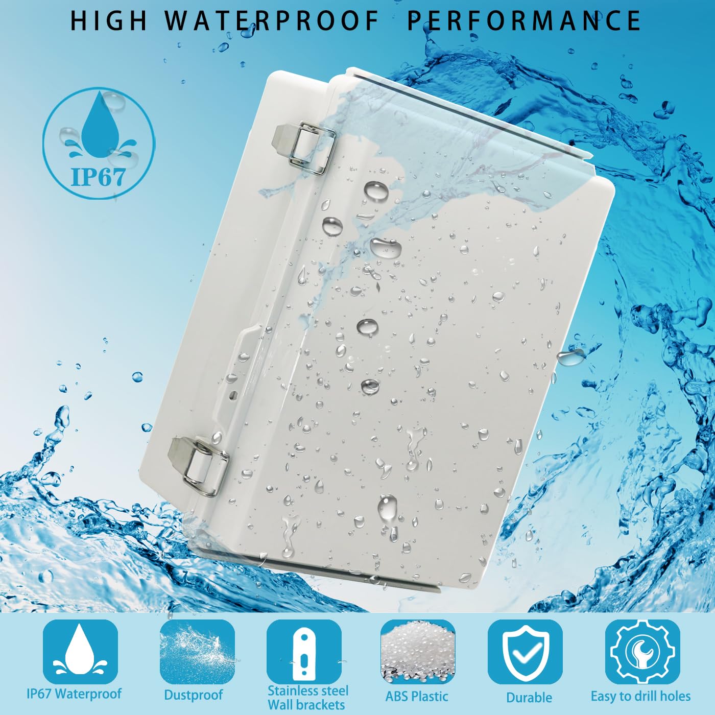 Snapklik.com : YETLEBOX Outdoor Waterproof Electrical Box Junction Box ...