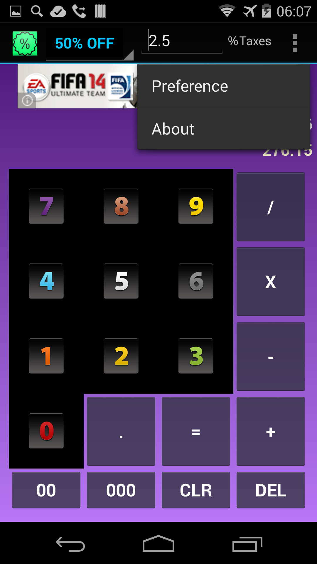 Aplicación Percent Off Calculator en Amazon Appstore