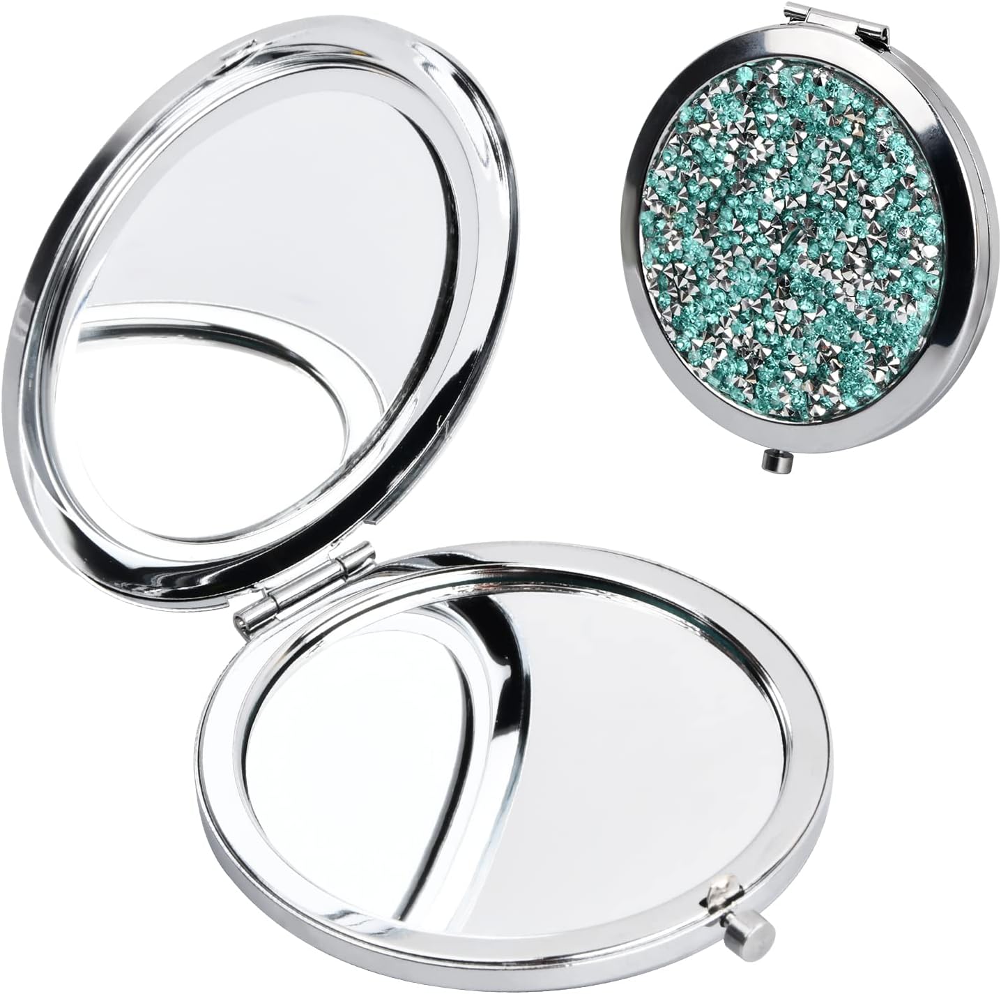 Nivofu Compact Mirror,Portable Pocket Mirror, Folding Travel Makeup ...