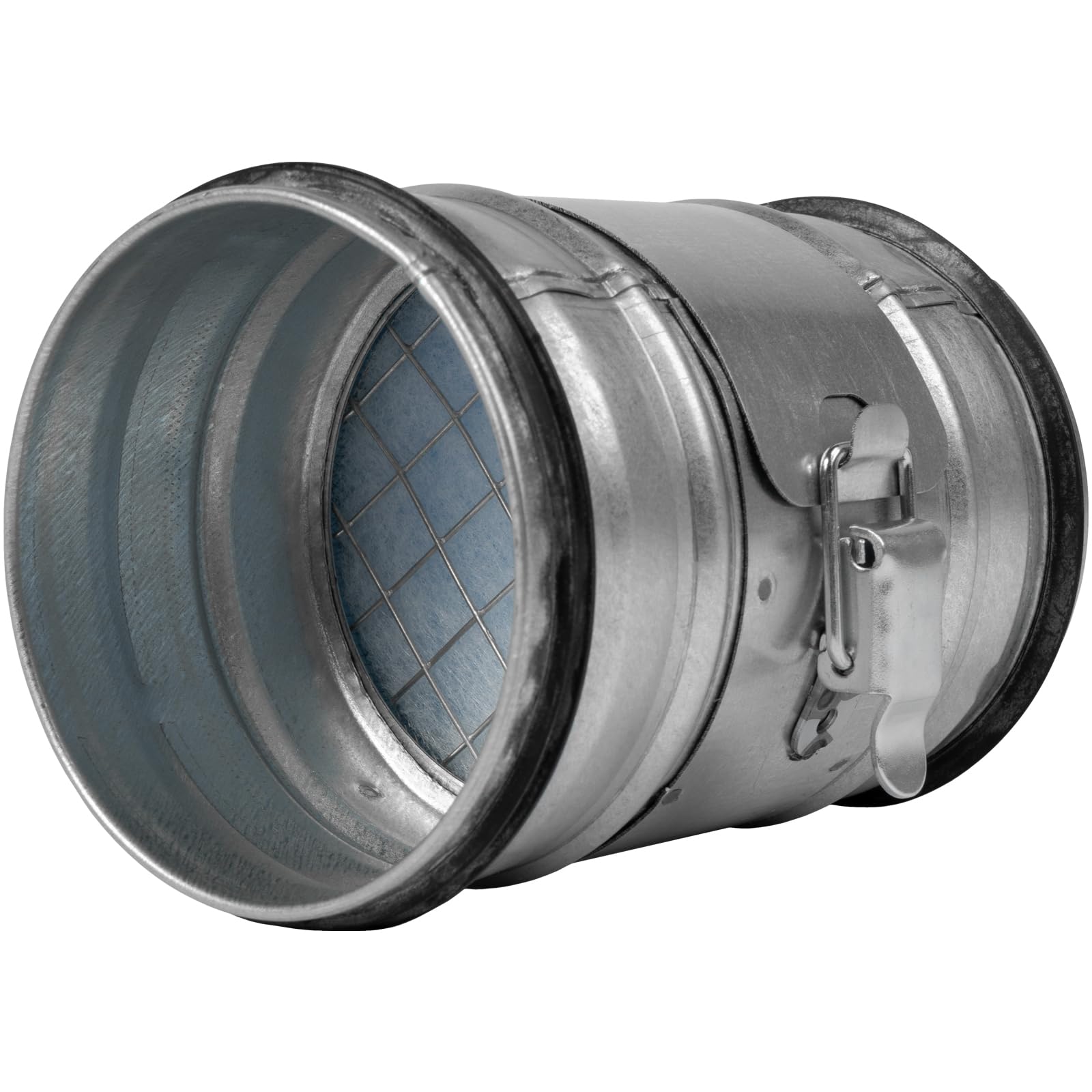 4" Inch Inline Round Duct Filter - G4 Class Filter with Mesh Screen ...
