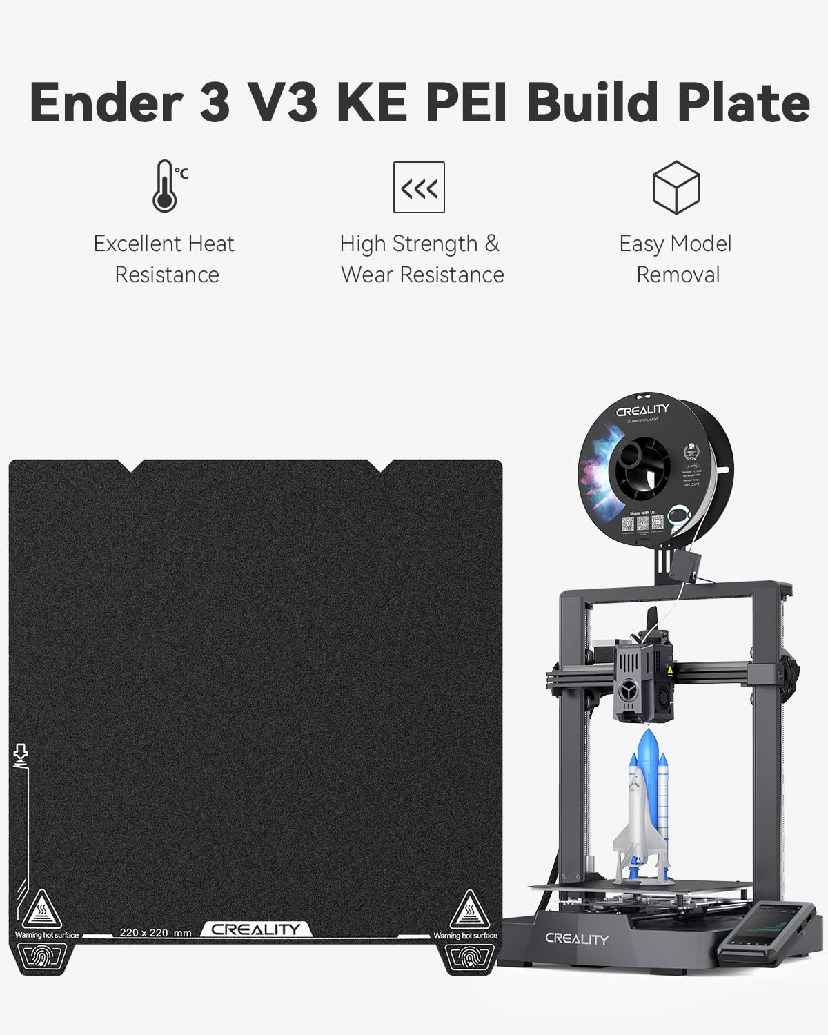 Snapklik.com : Official Ender 3 V3 SE/KE Original Build Plate ...