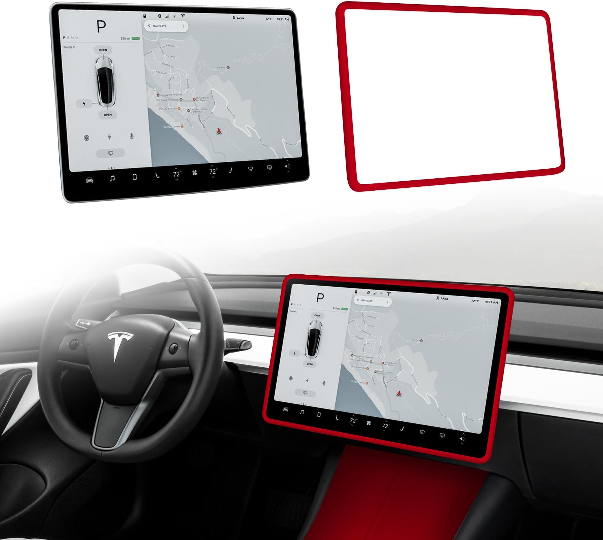 Amazon.com: Vrasly Screen Protector Cover - Display Protection and Sun ...