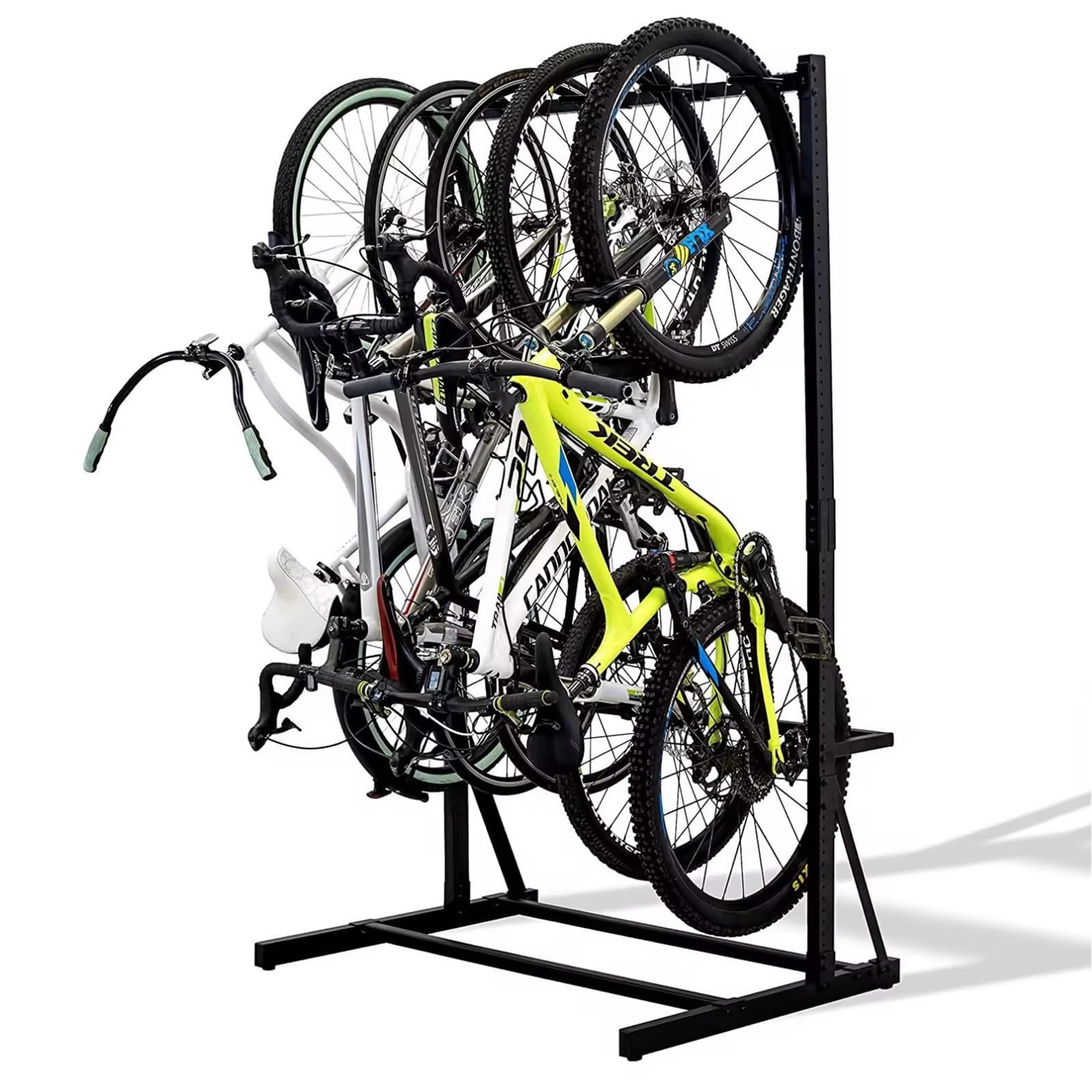 Snapklik.com : Upright Bike Stand, 5-Bike Stand Rack, Indoor Bike ...