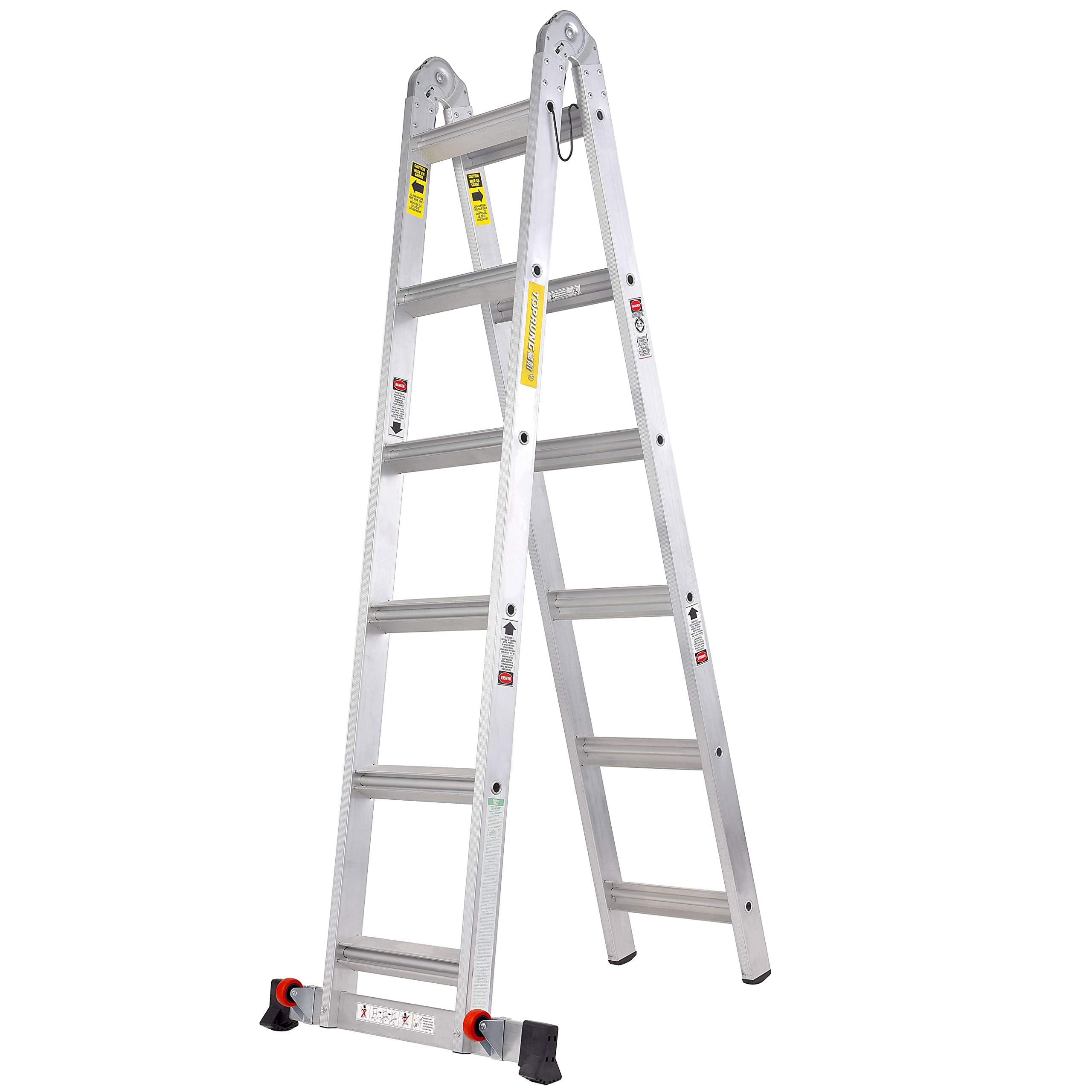 Snapklik.com : NicBex 12 FT Folding Work Platform Aluminum Stool ...