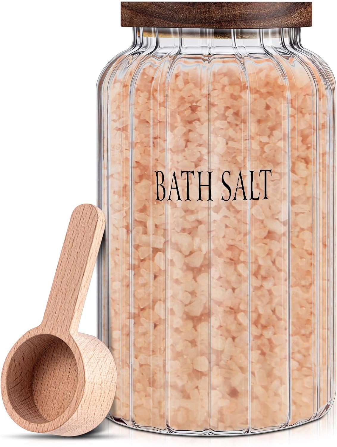 Amazon.com: Maxdot 94 oz Large Bath Salt Container Glass Bath Salt Jar ...
