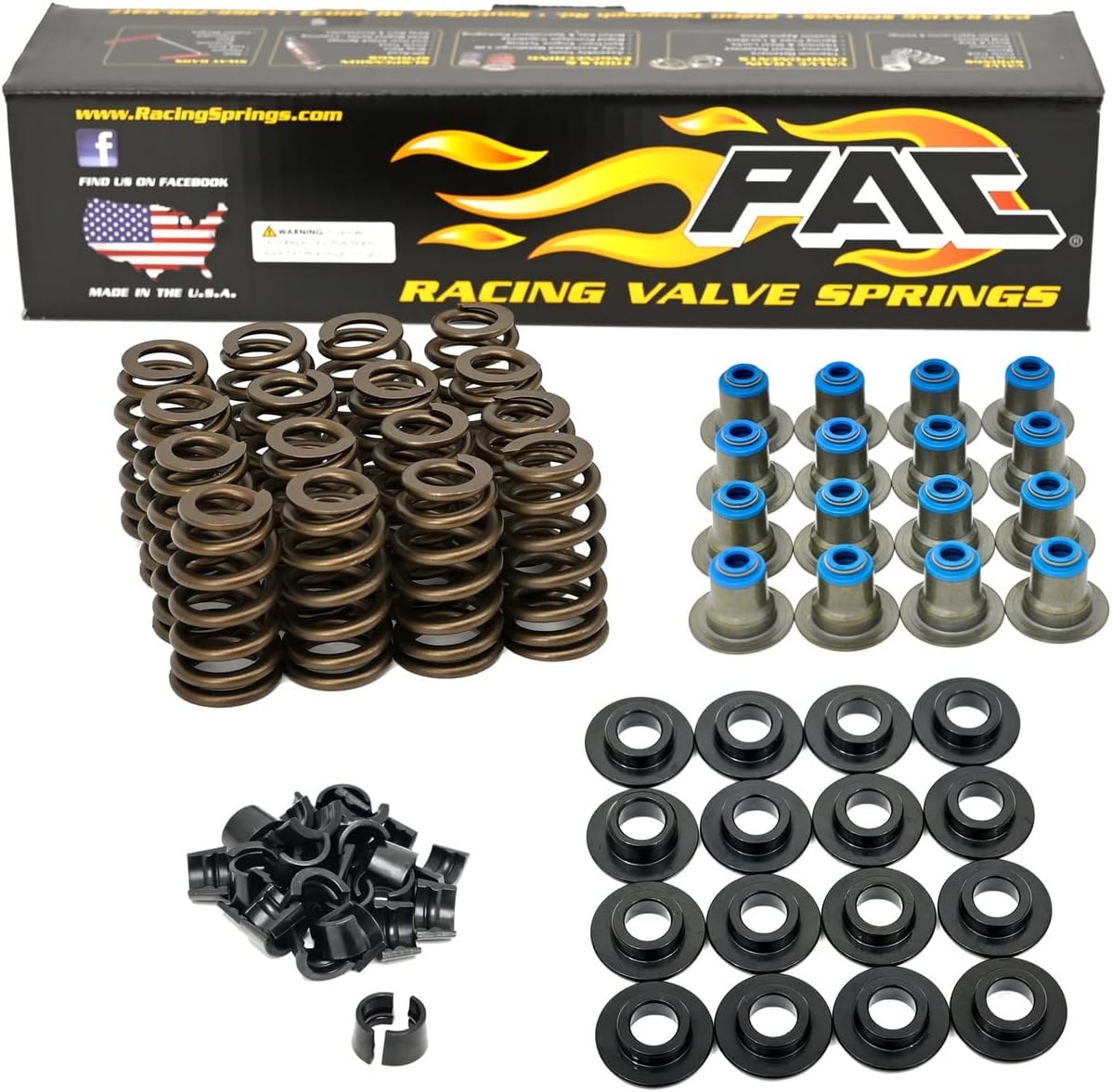 Amazon.com: PAC Racing Spring Kit PAC-1219 1.207 includes Valve Springs ...