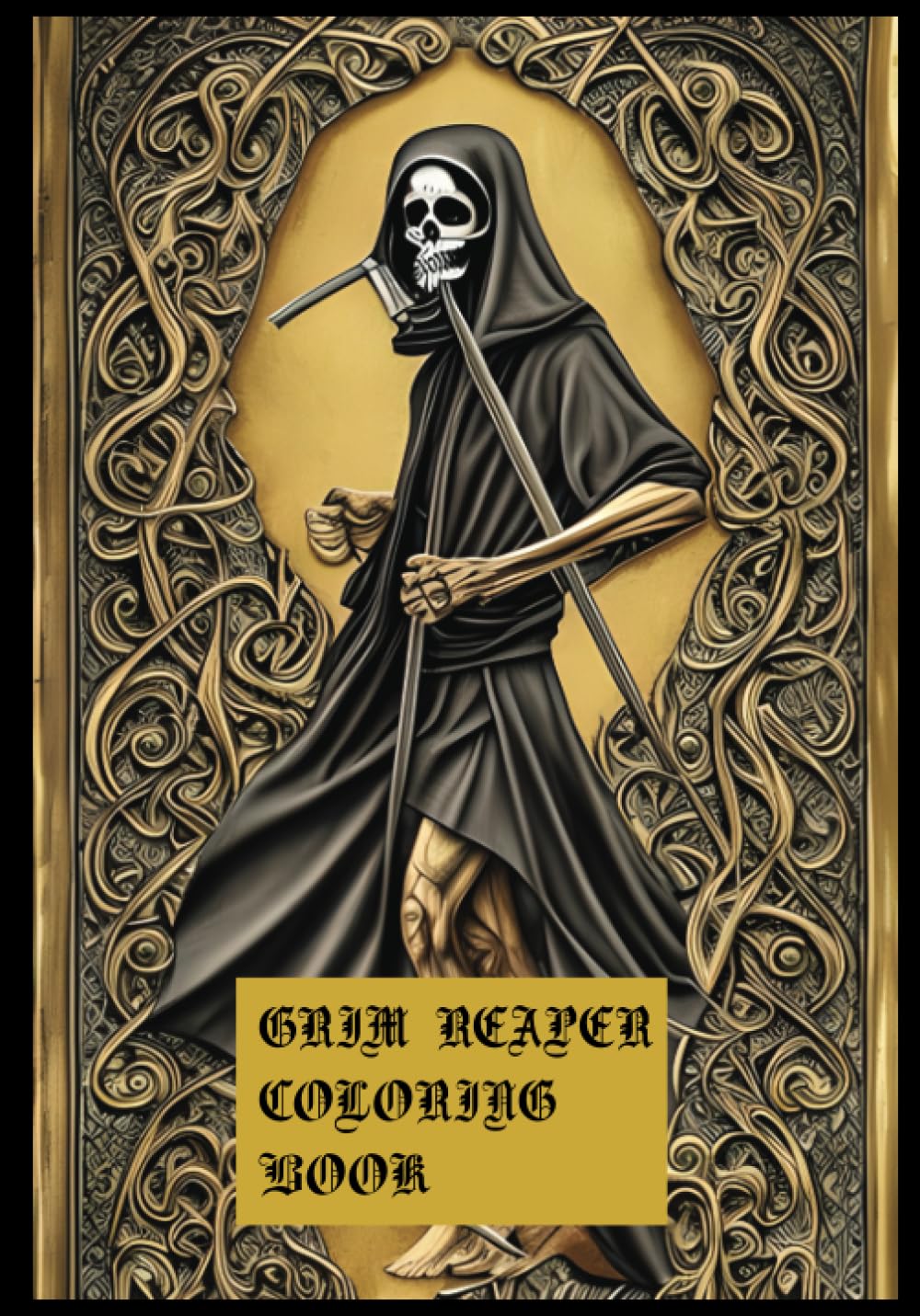 Amazon.com: Grim Reaper Coloring Book: 50 Unique Death Coloring Pages ...