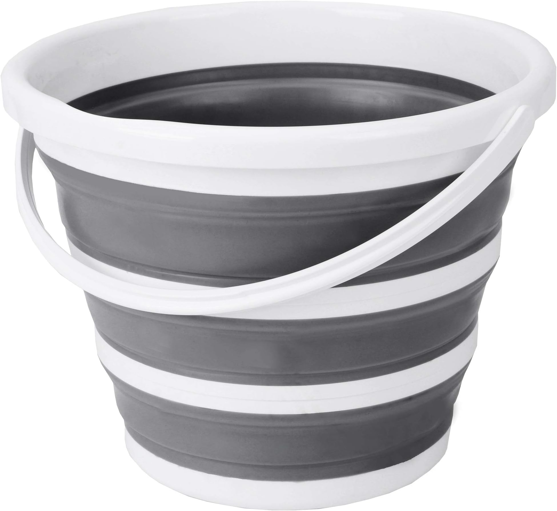 Amazon.com: Kikkerland OR81-AQ Collapsible Bucket, Aqua : Home & Kitchen