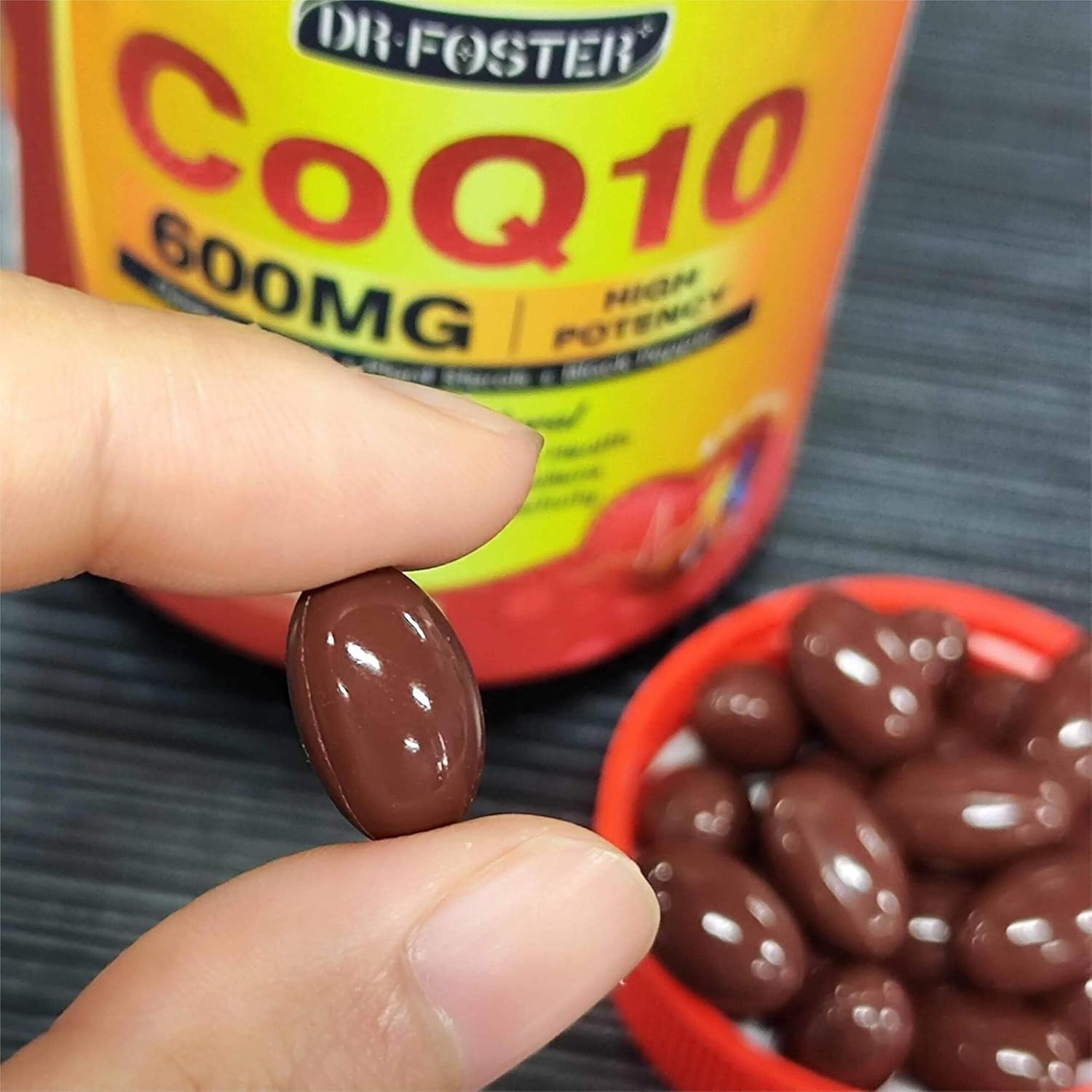 Suplemento CoQ10 de 600 mg cápsulas blandas CoQ10 – Coenzima Q10 CQ10 con Omega 3 y PQQ y ...