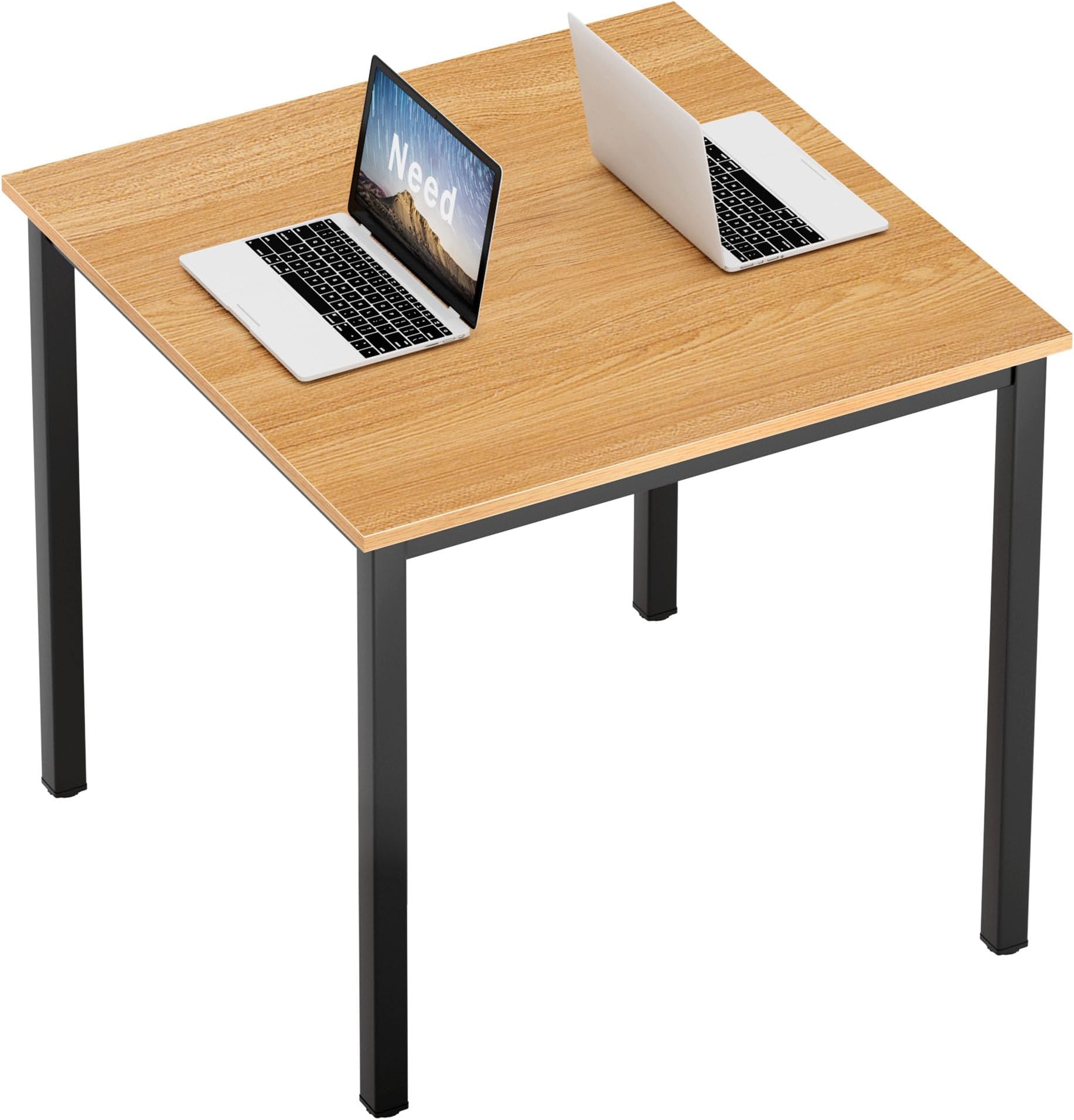 Amazon.com - Dining Kitchen Square Table Classic Modern Wooden Black ...