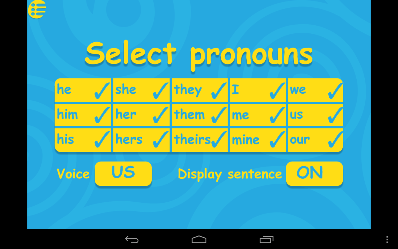 Pronouns With Splingo - App on Amazon Appstore