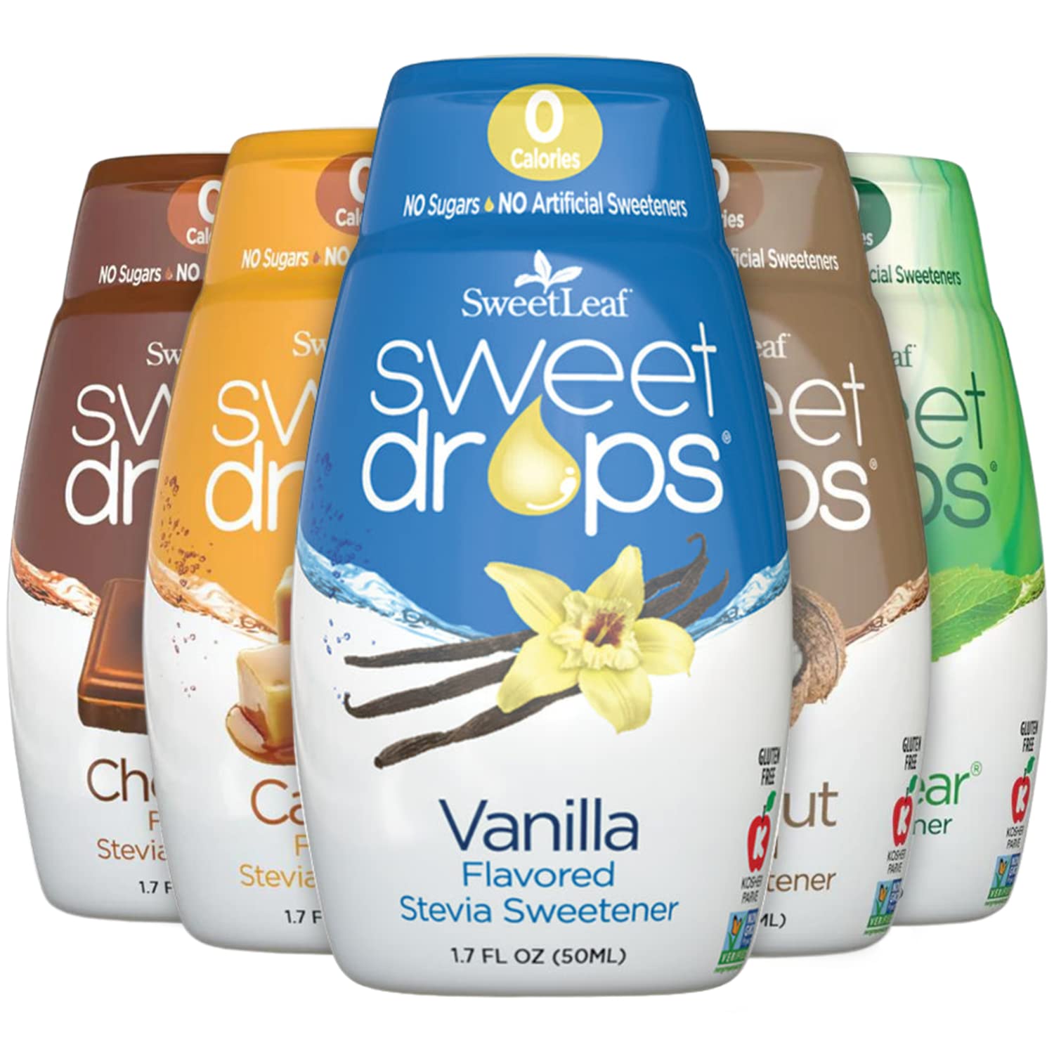 Snapklik.com : SweetLeaf Sweet Drops Stevia Liquid Sweetener Variety Pack - Sweeten And Flavor ...