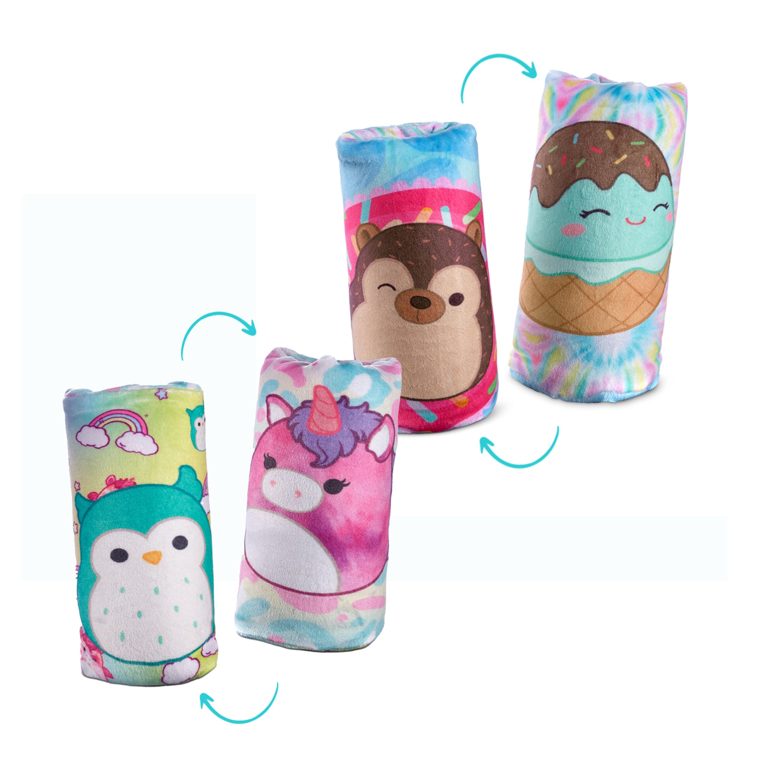 Amazon.com: Top Trenz Squishmallows Water Wigglers - Two Flippin' Cute ...