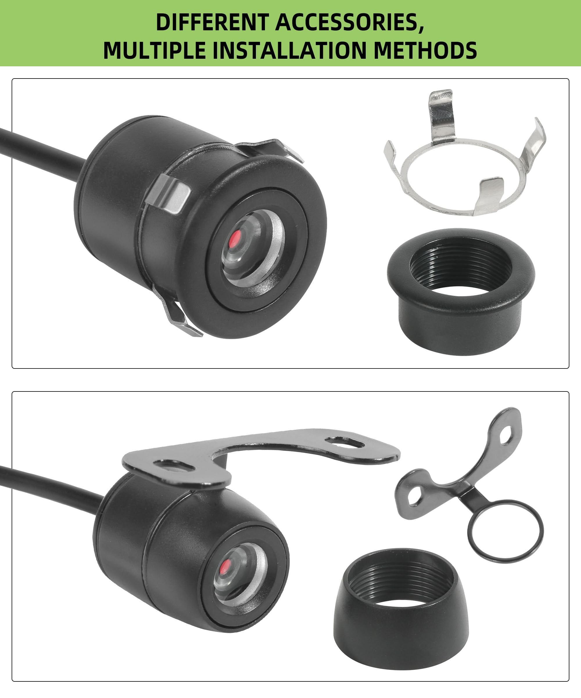 Snapklik.com : RACOONA 170 Wide View HD Night Vision Reverse Camera