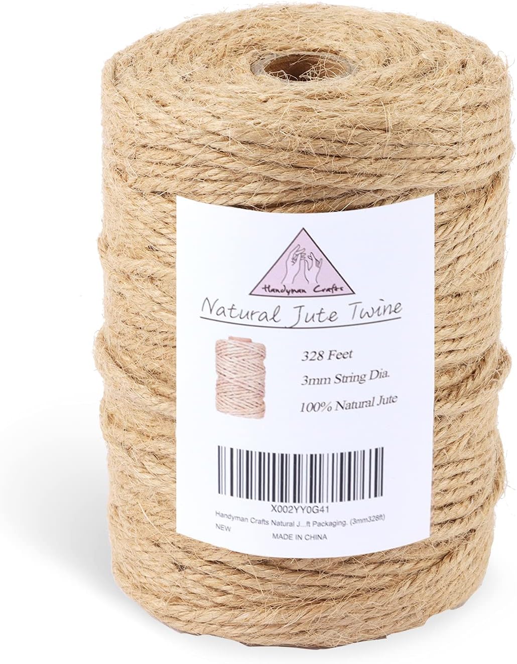 Amazon.com: Tenn Well Natural Jute Twine, 656 Feet 1mm Thin Rustic ...
