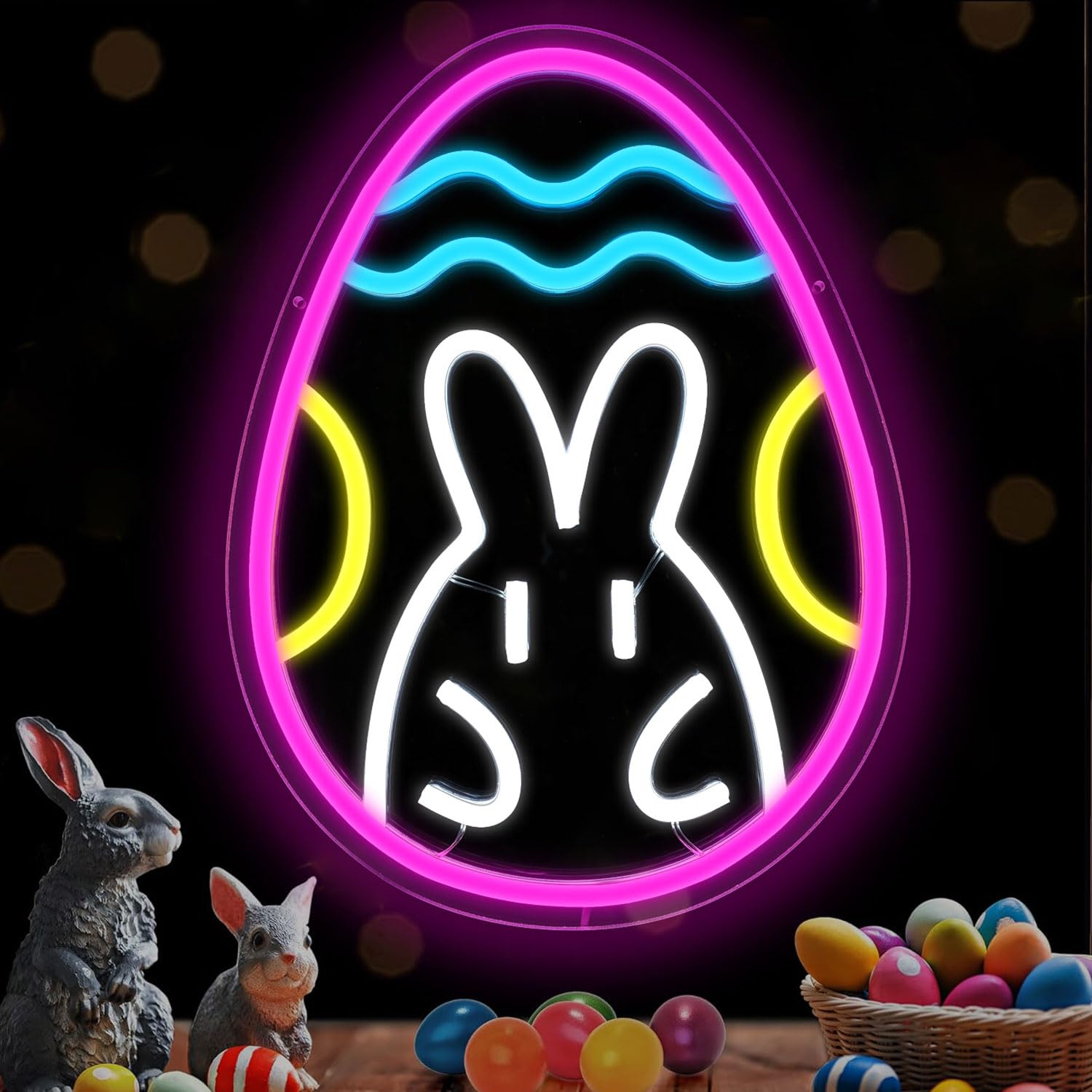 Easter Led Sign Easter Neon Lights | Custom Led Neon Light Easter