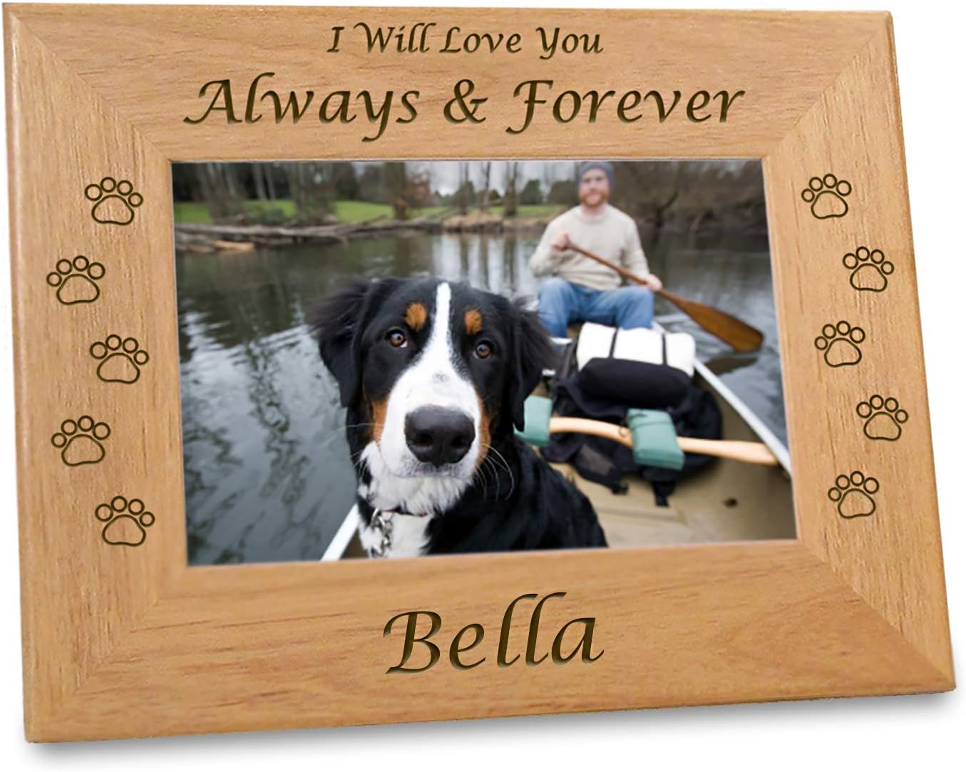 Amazon.com - Etched In My Heart Pet Memory Frame Personalized Dog ...