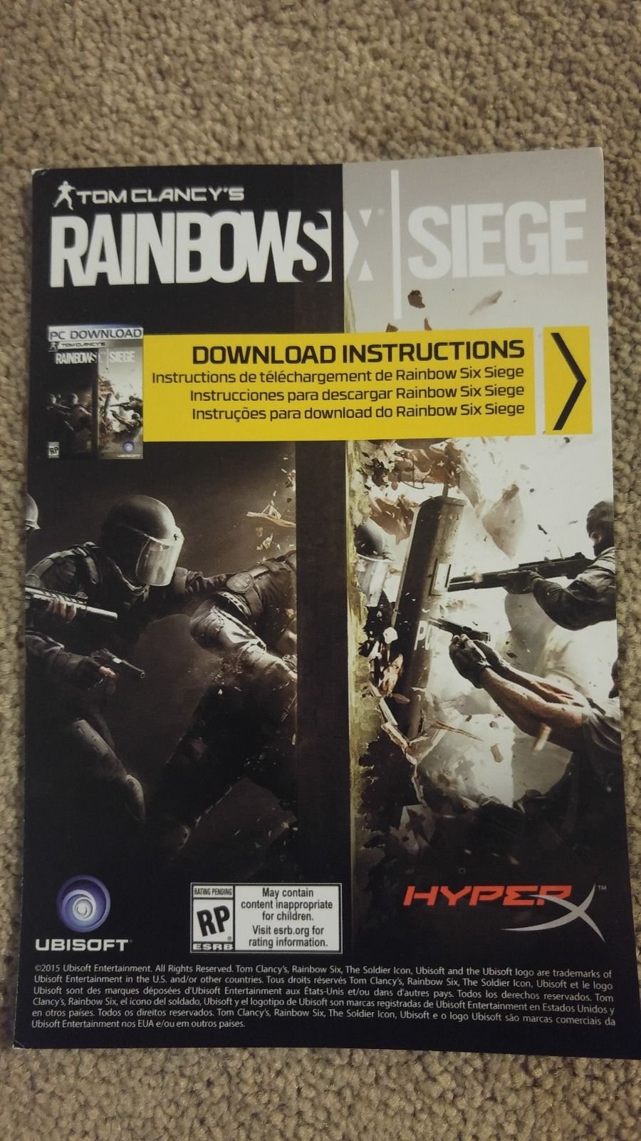 Amazon.com: Tom Clancy's Rainbow Six Siege - PC : Video Games