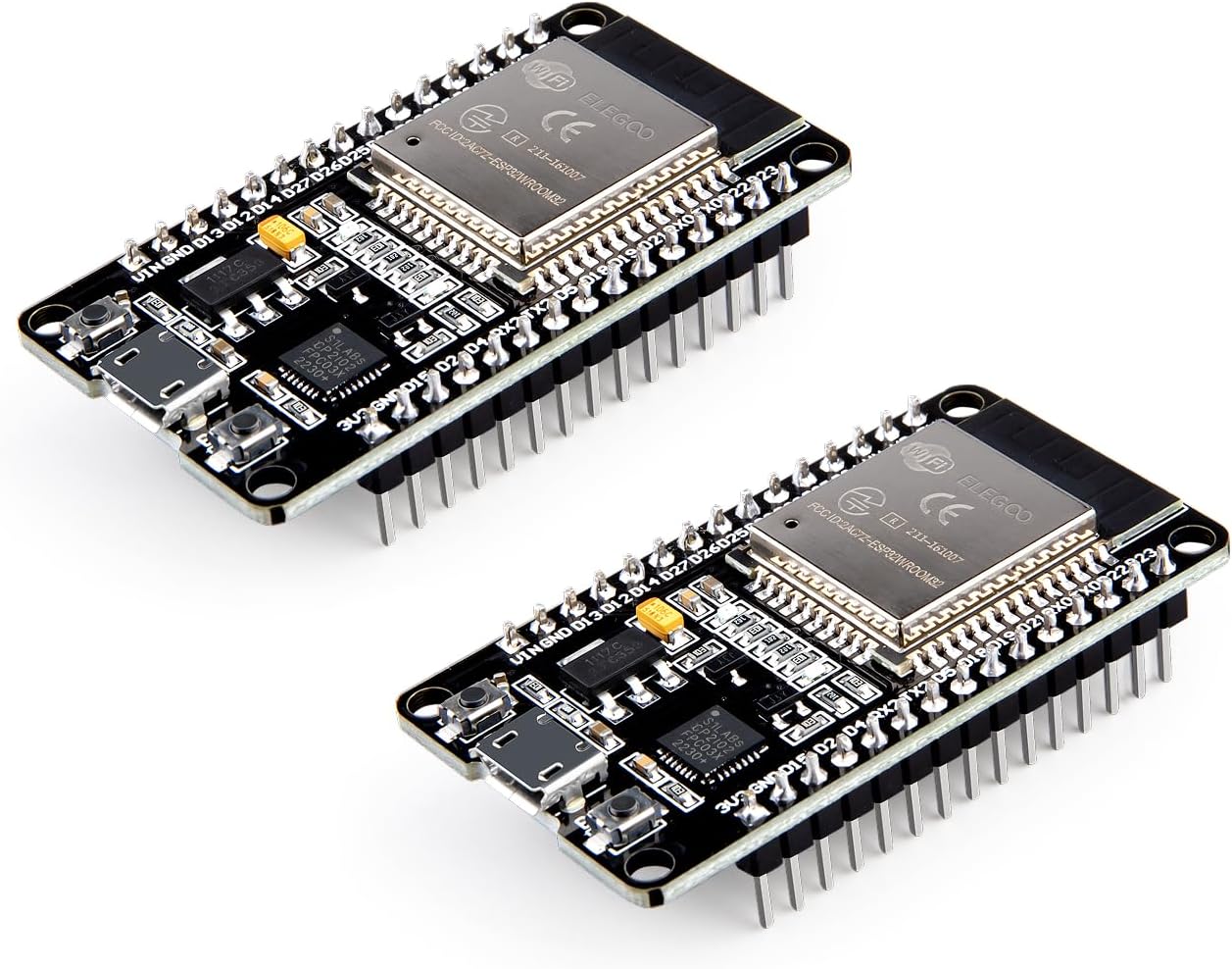 ELEGOO ESP32 Geliştirme Kartı Micro-USB, 2.4 GHz Çift Mod WiFi ...