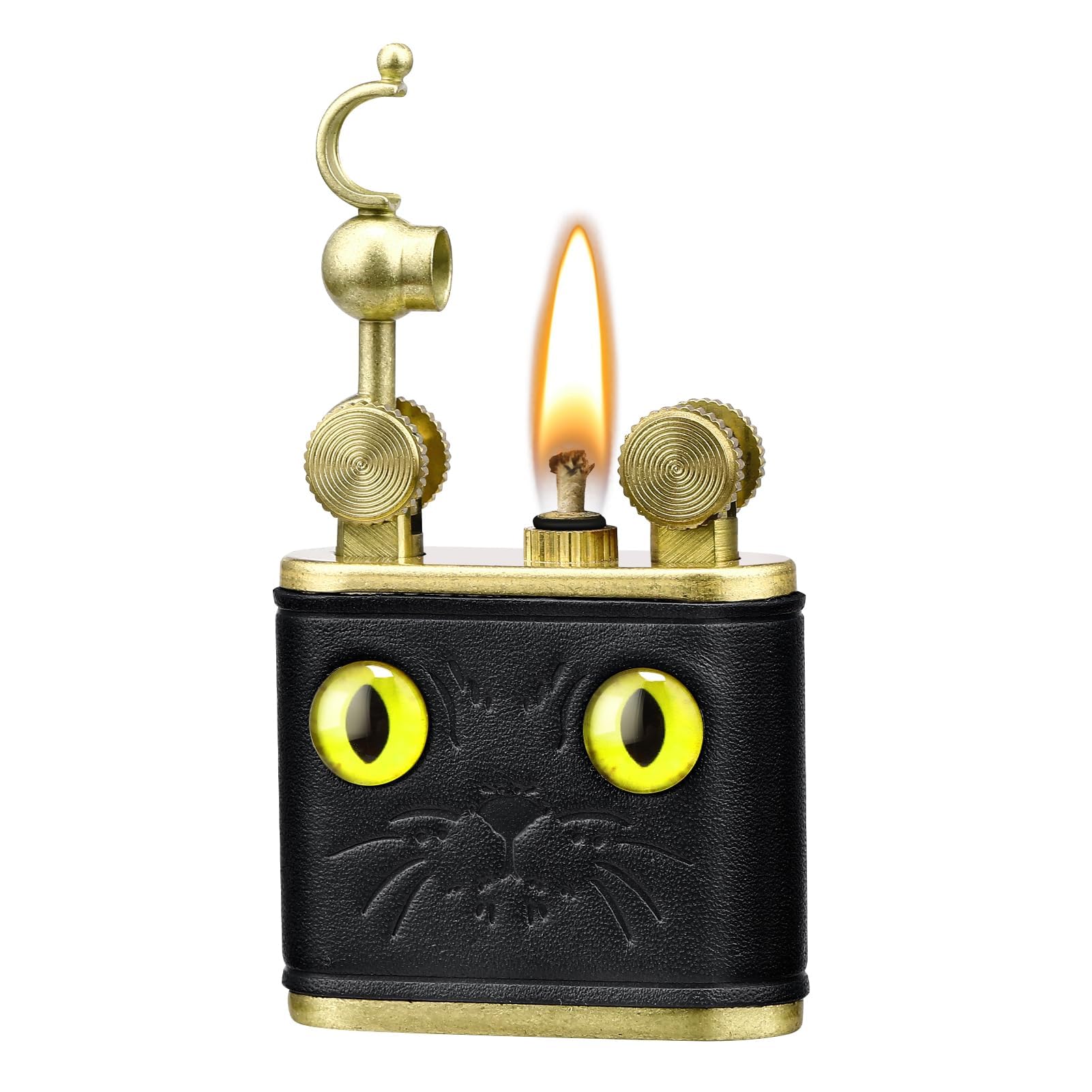 Amazon.com: Morisk Cool Kerosene Lighters Fluid Refillable, Cute Cat ...