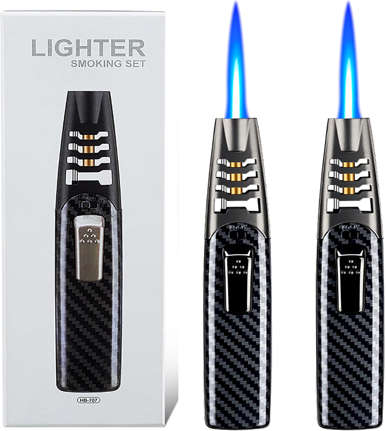 Amazon.com: Camping Outdoor Windproof Straight Flame Lighter, Torch ...