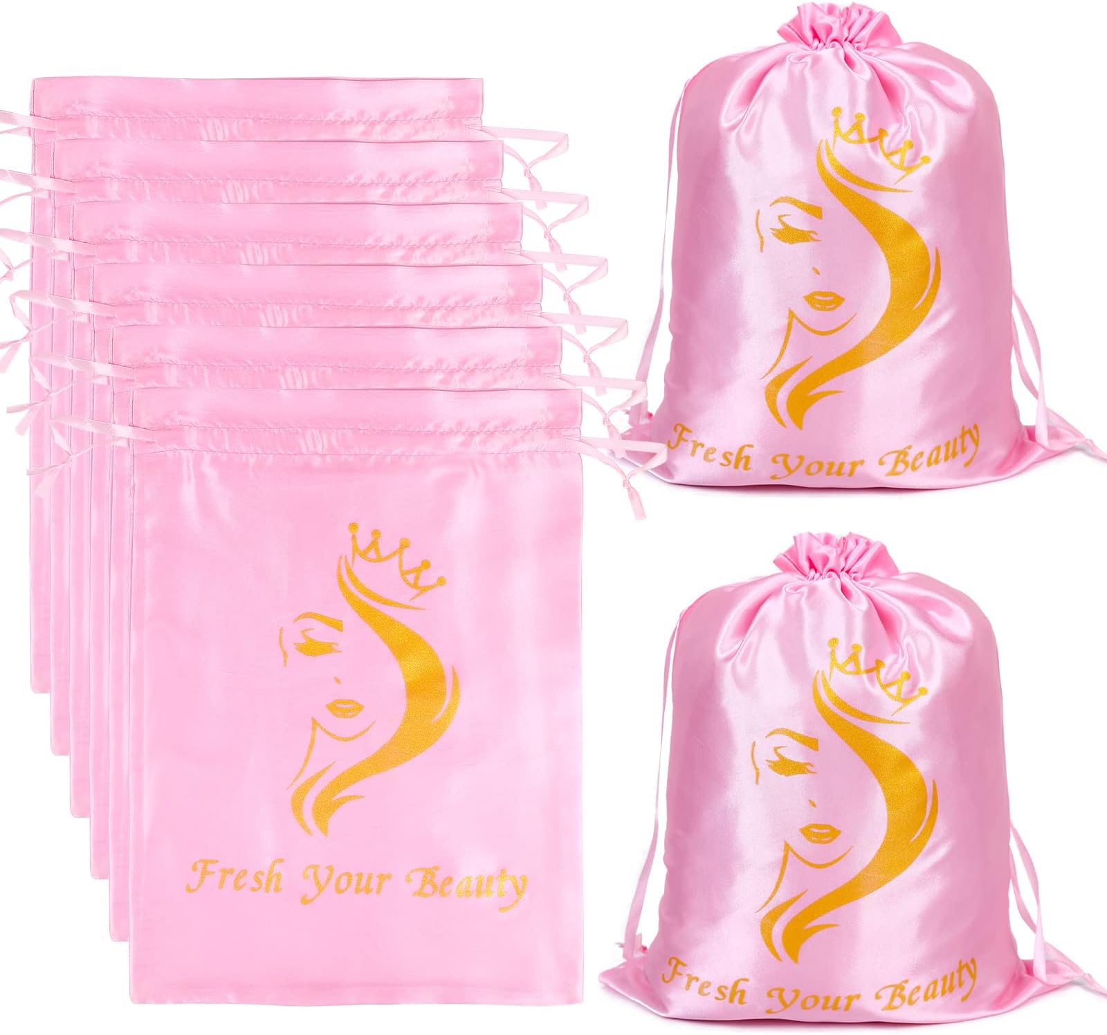 Amazon.com : 6PCS Wig Storage Bags with Hanger, 23.6" x 11.8"Wig ...